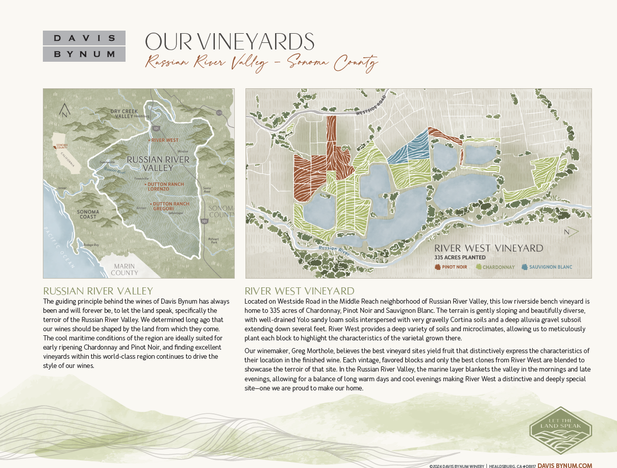Davis Bynum River West Map - Davis Bynum